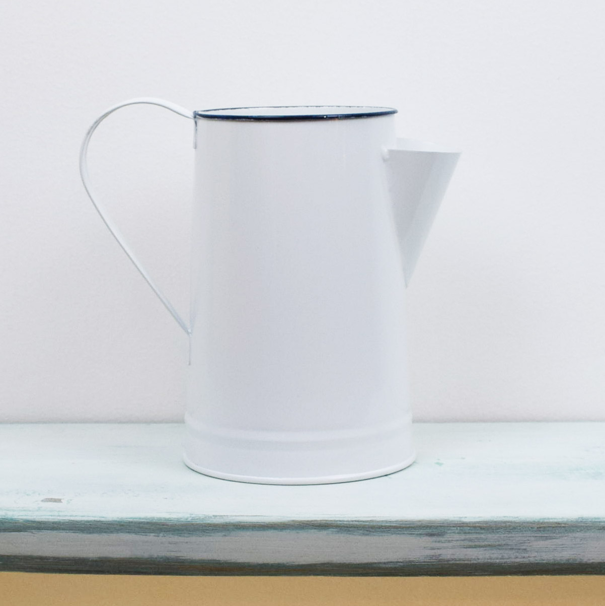 Buy White Decorative Coffee Jug | AllThingsCornish.com